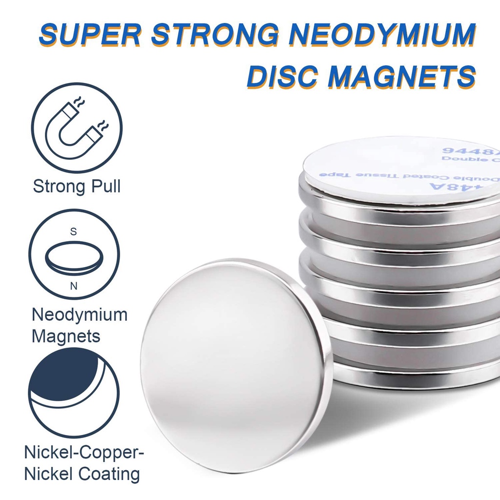 H&L COD#(10 pcs/pack) Super Magnet Round Disc Rare Earth Neodymium ...