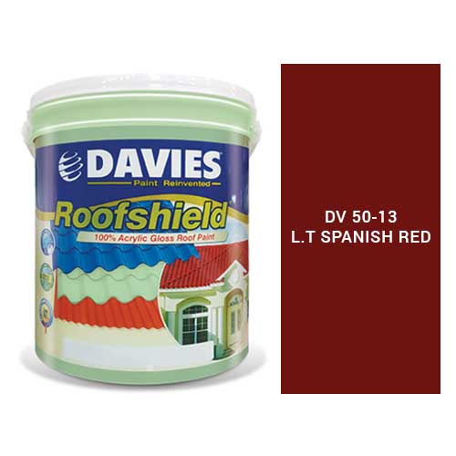 Davies Roofshield DV-50-13 Light Spanish Red - 4Liters | Shopee Philippines
