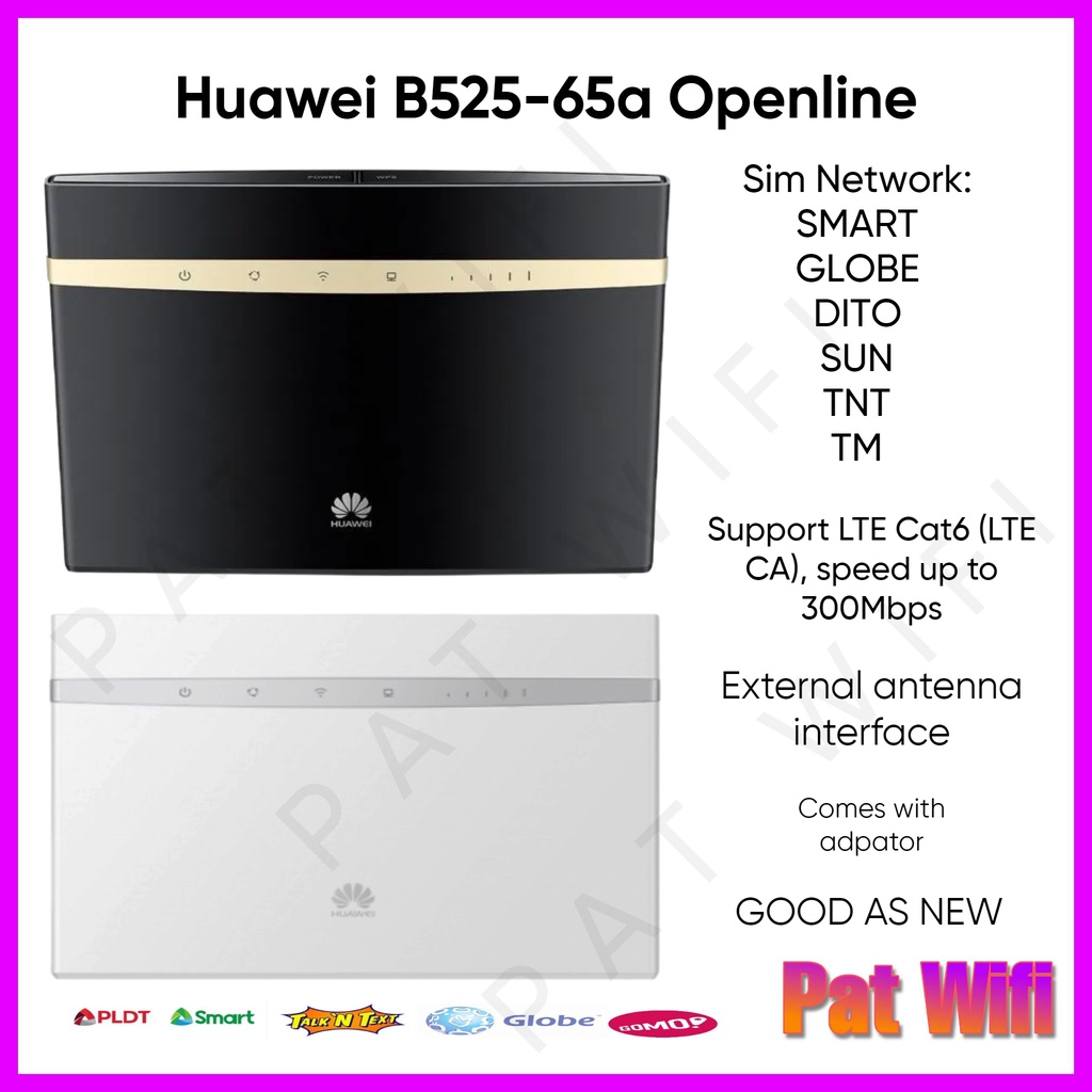 Huawei B525-65a Mamba Openline OptusV4 & Full Admin Access | Shopee Philippines