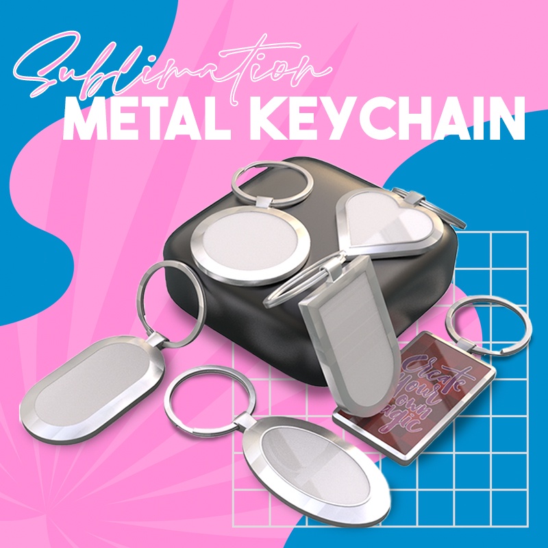 Sublimation Printable Blank Metal Keychain (no print) | Shopee Philippines