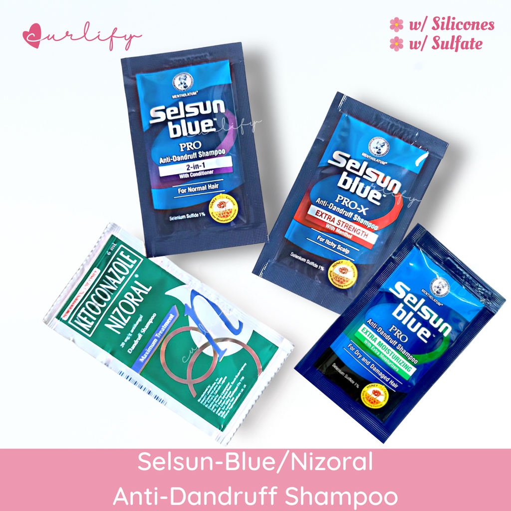 Selsun Blue / Nizoral Anti Dandruff Shampoo Sachet | Shopee Philippines