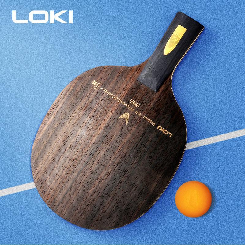 Loki V9 Ebony Carbon Table Tennis Blade Offensive Arc Ping Pong Blade ...