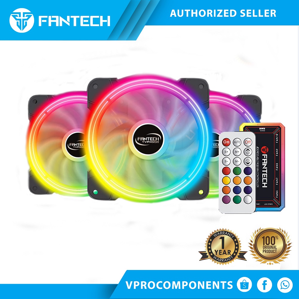 Fantech FB-301 Turbine 3 in 1 RGB 120mm Chassis Fan | Shopee Philippines