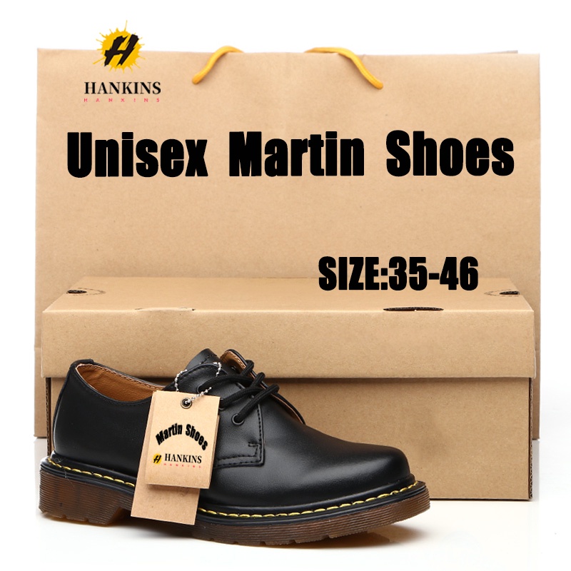 HANKINS 1461 Low Cut Martin Boots Classic Versatile Leather Shoes for ...