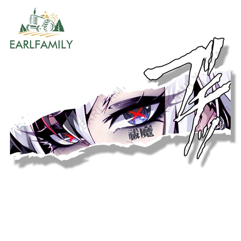 EARLFAMILY Gothic Fatui Arlecchino Fanart Car Sticker Anime Genshin ...