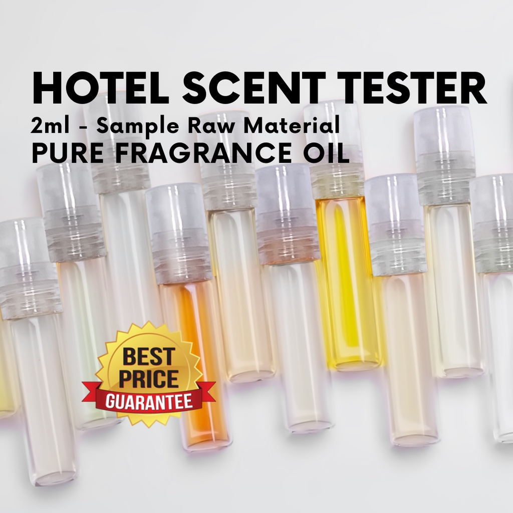 HOTEL SCENT TESTER (2ml) DIFFUSER MAKING, SOAP & CANDLE MAKING, ROOM ...