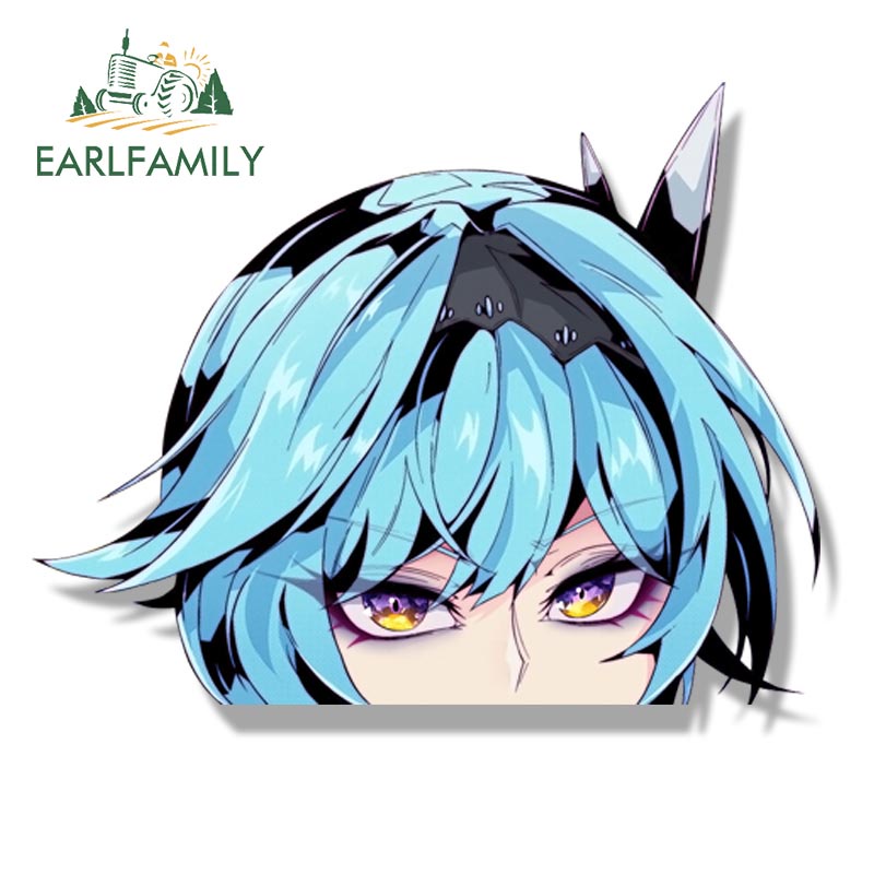 EARLFAMILY Street Punk Eula Fanart Car Sticker Anime Genshin Impact ...