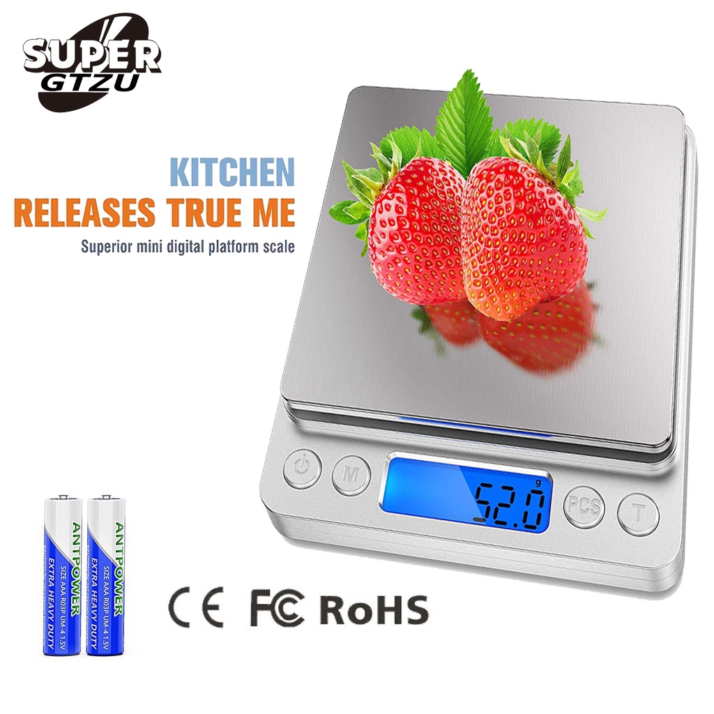Rechargeable Kitchen Scale Electronic Baking Digital Scale Superior ...