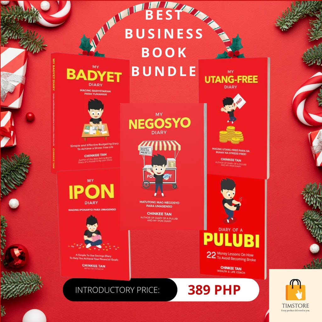 5 in 1 Diary Book Bundle (Ipon Pulubi Utang-Free Badyet Negosyo Diary ...