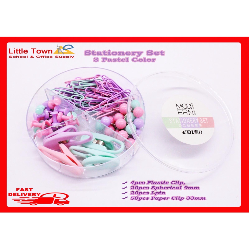 Modern Simplicity Stationery Office clips & push pins Assorted Color ...