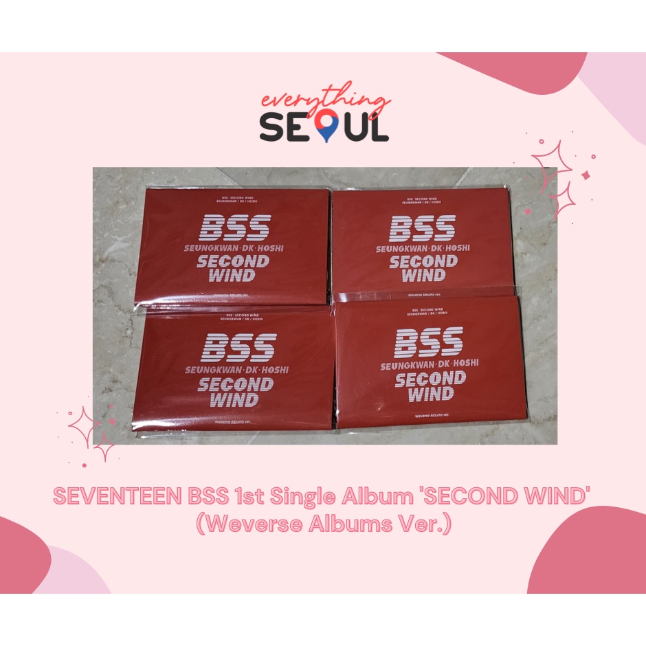 SEVENTEEN BSS 1st Single Album 'SECOND WIND' (Weverse Albums Ver.) | Shopee Philippines
