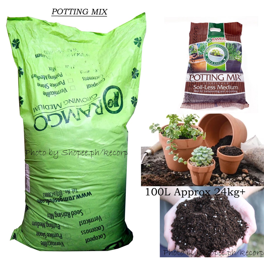 Soil-less Potting Mix 100L Approx 30kg+ S4 GDSFPH_S4 | Shopee Philippines