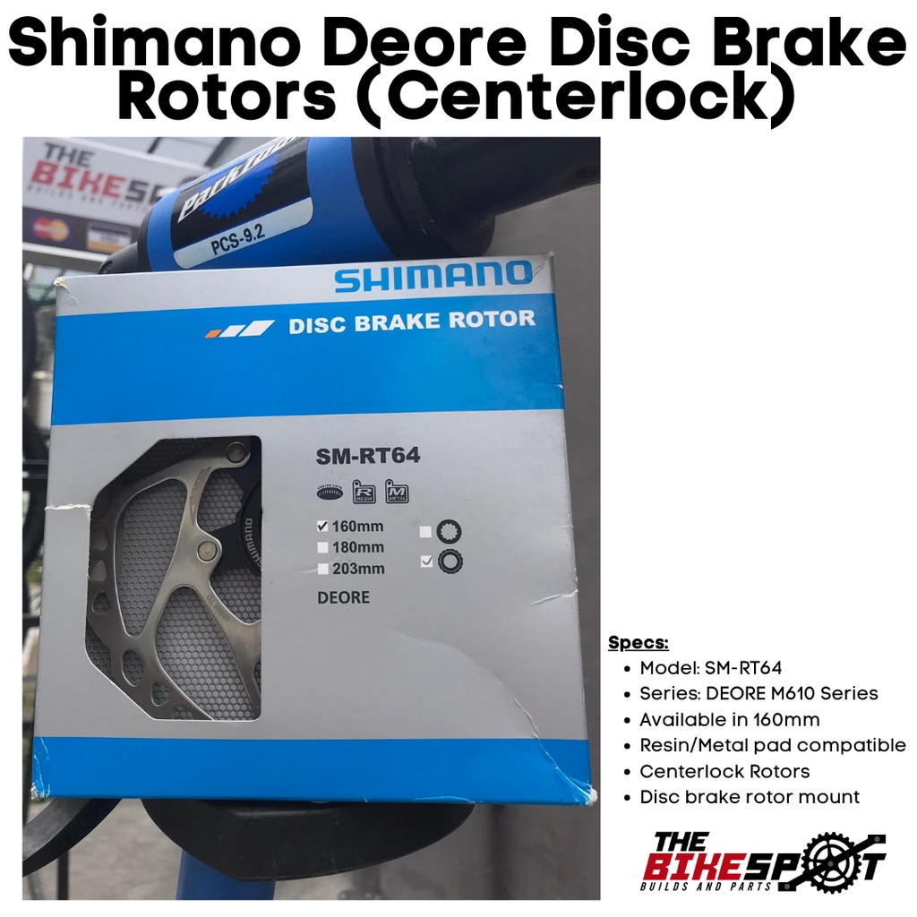 Shimano Deore Disc Brake Rotors (Centerlock) | Shopee Philippines