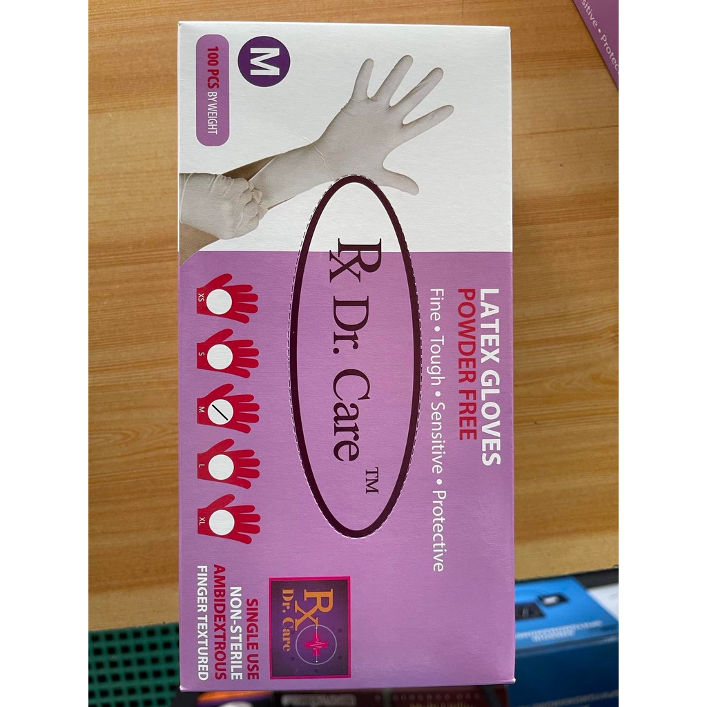RX DR.CARE LATEX GLOVES | Shopee Philippines
