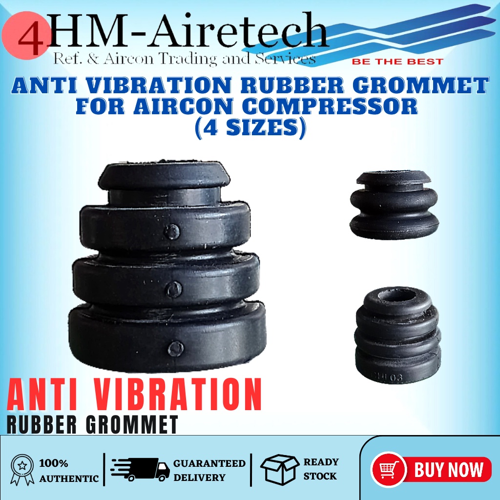 FOURHM Anti-Vibration GROMMET Rubber Mounting for Aircon Compressor (4 ...