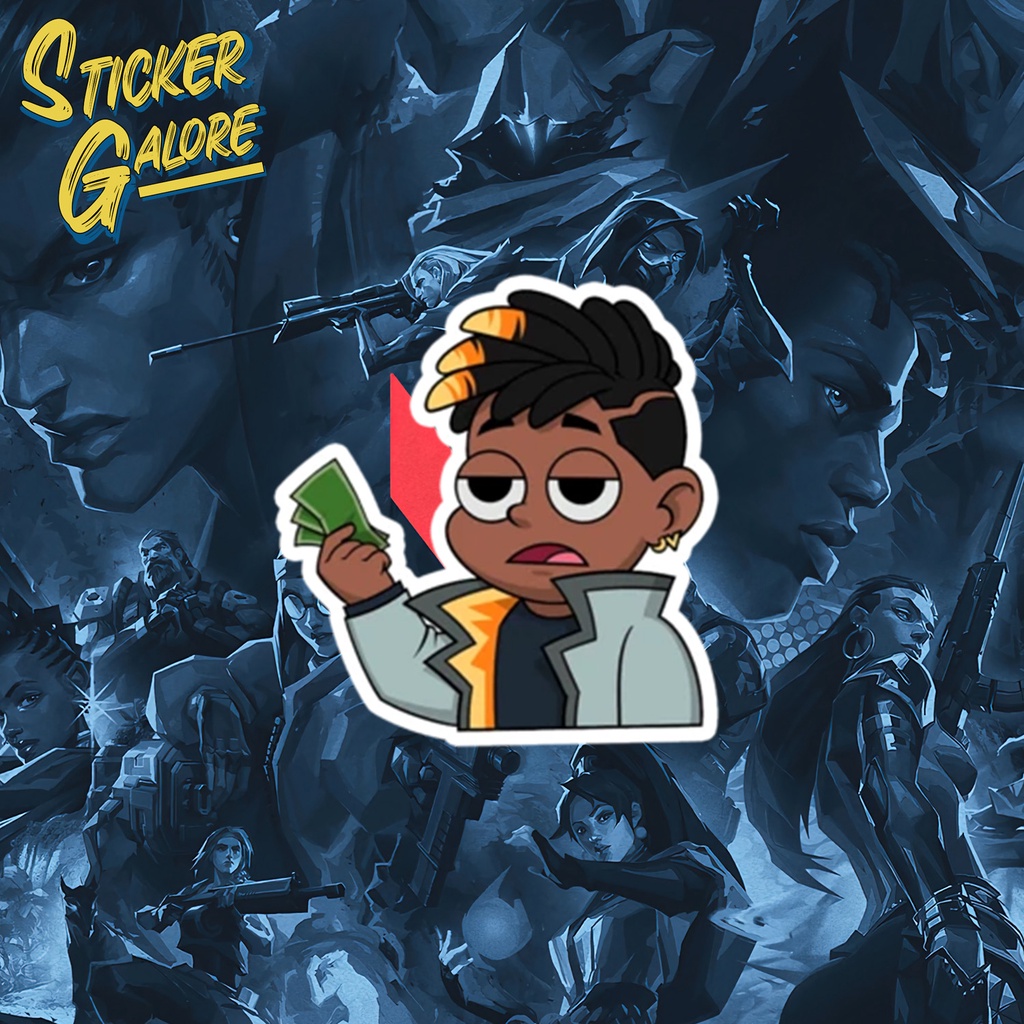 PHOENIX VALORANT SPRAY STICKERS (WATERPROOF AND SCRATCH PROOF, VINYL ...