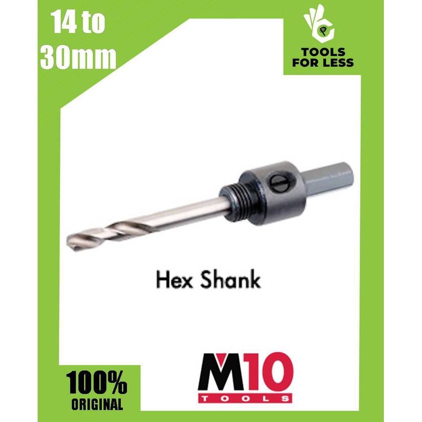 M10 Hex Arbor for 14 to 30mm Bi-Metal Holesaw | Shopee Philippines