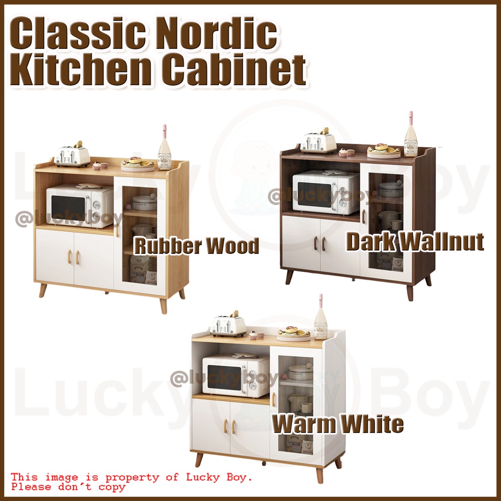 Classic Nordic Kitchen Cabinet | Shopee Philippines