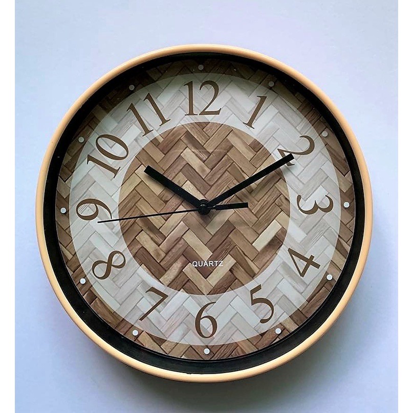 8" & 10" inch Banig Sawali Design Wall Clock / Native Wall clock ...