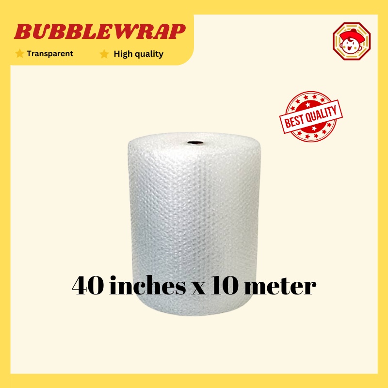 BUBBLE WRAP ROLL 40 inches (width) X 10 meters (length) | Shopee ...