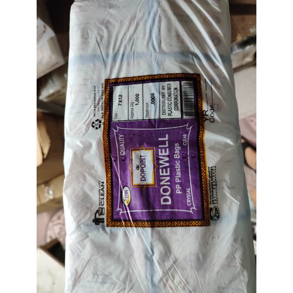 Clear PP Plastic Bags Big Sizes (Linaw) for repacking 100pcs/pack ...