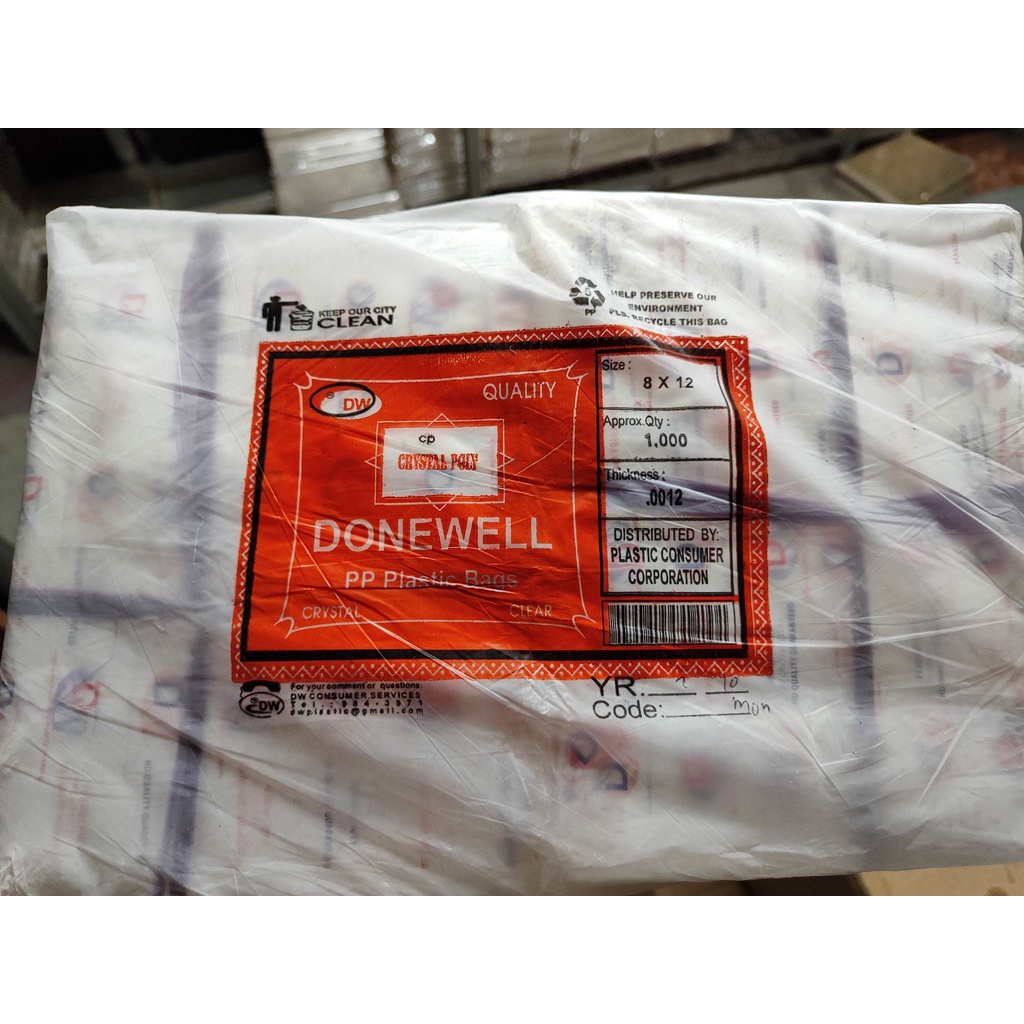 Clear PP Plastic Bags Big Sizes (Linaw) for repacking 100pcs/pack ...