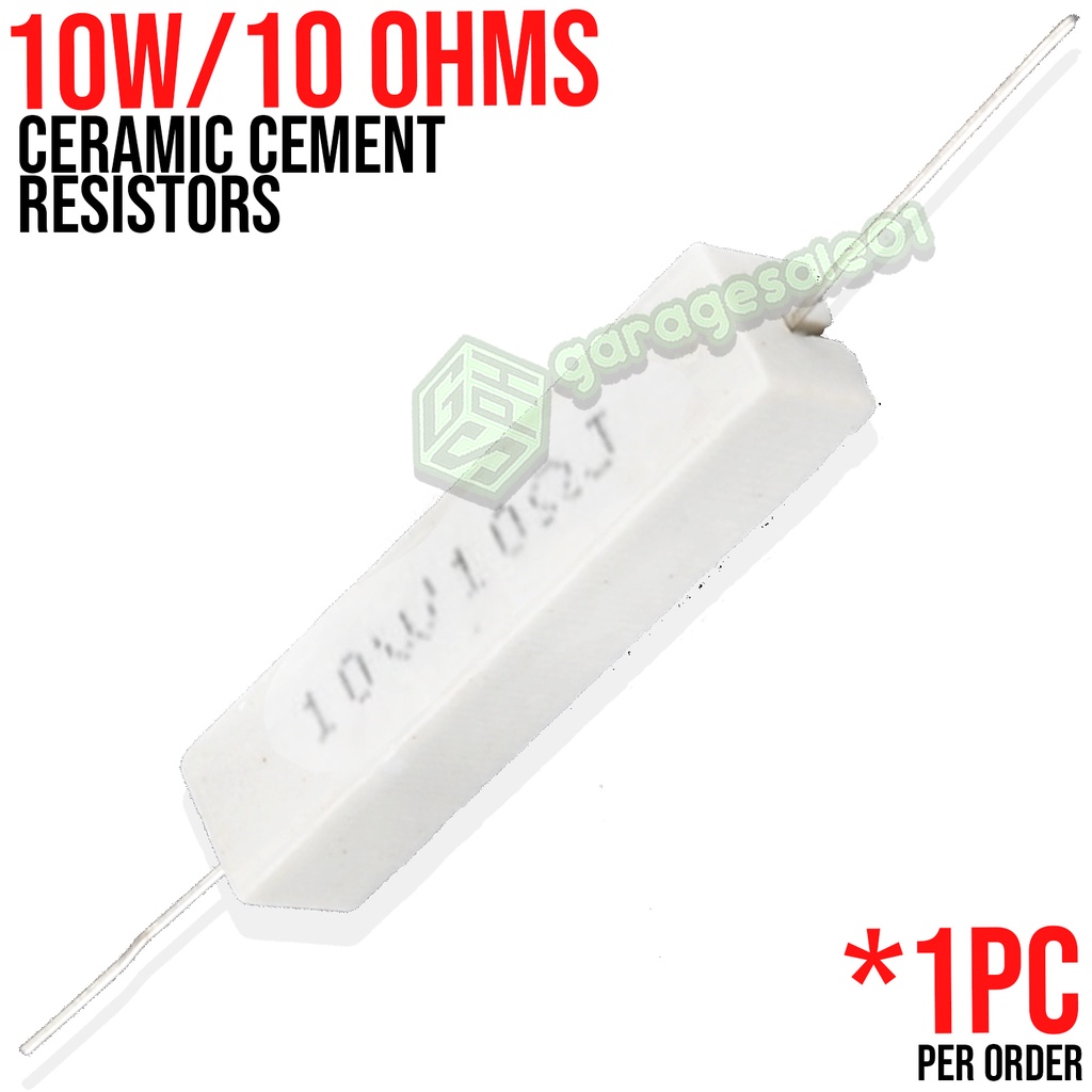 🟡Ceramic Cement Resistors 10W 10OHMS🟡 | Shopee Philippines
