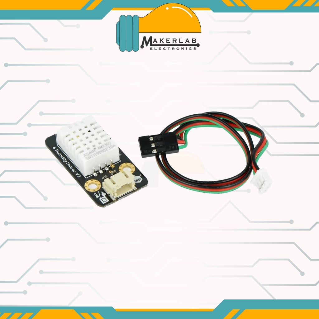 DFRobot DHT22 high precision Digital Temperature and Humidity Sensor V2 compatible with arduino ...