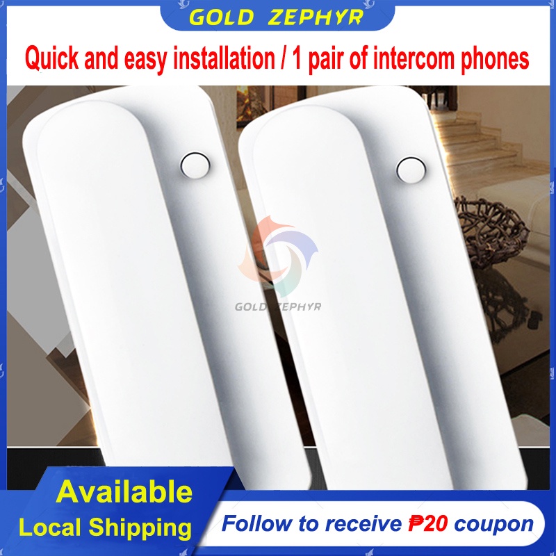 【COD】Quick and easy installation Home network door phone, intercom two ...