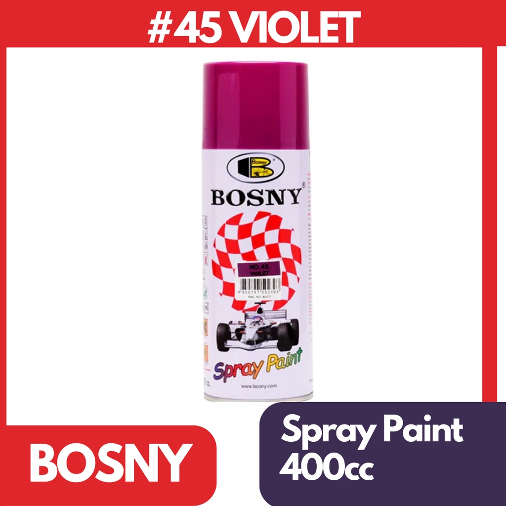 Bosny Acrylic Spray Paint 400cc Assorted Colors | Shopee Philippines