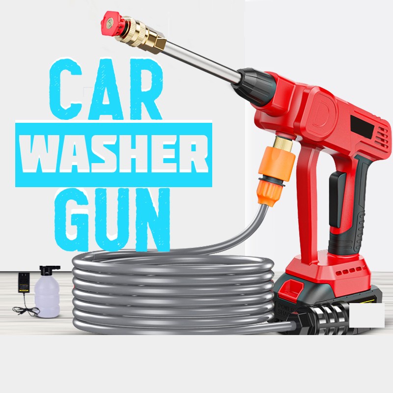 Cordless Handheld Car Spray Clean Washers Set Rechargeable Cleaning ...