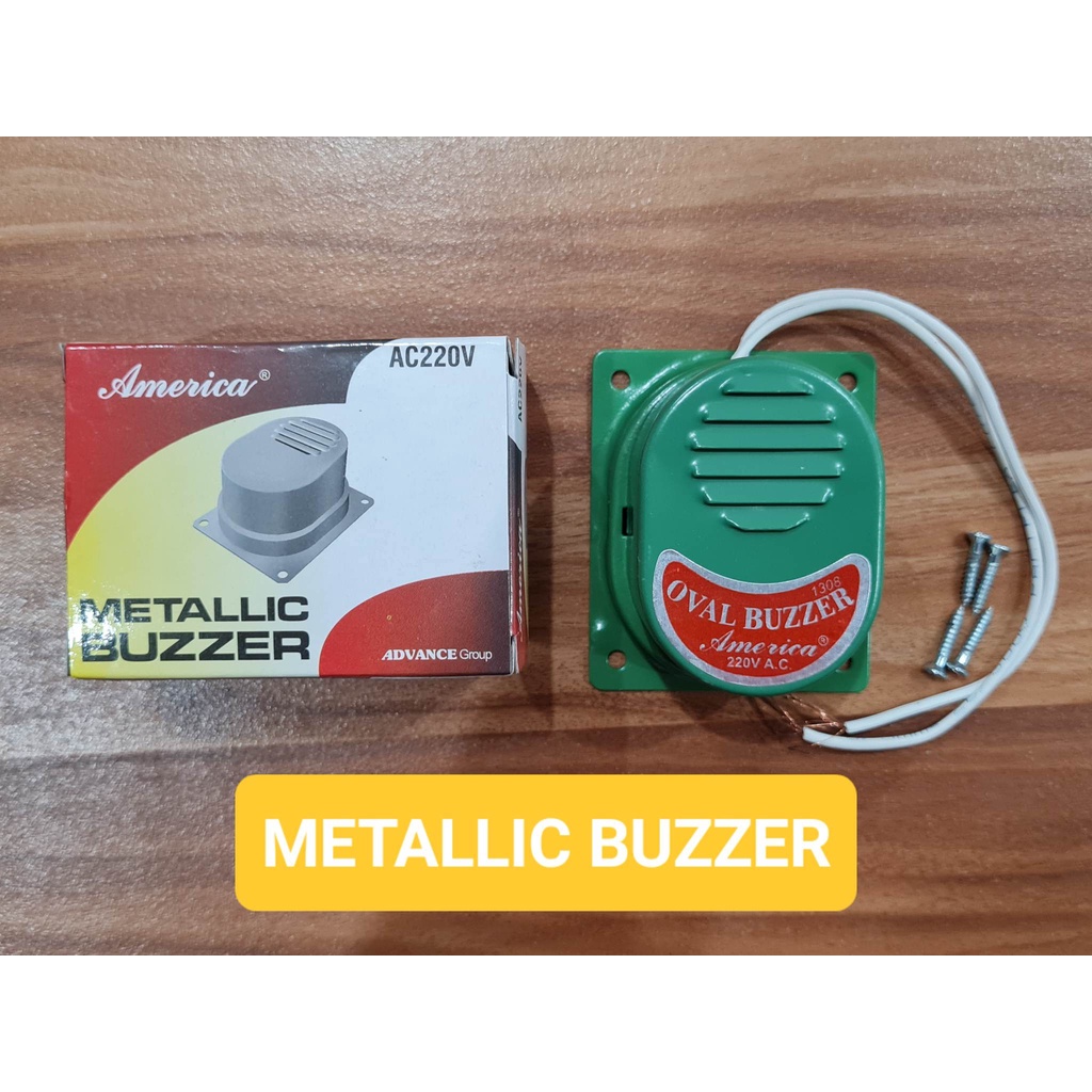 America Round Metallic Buzzer / Metallic Bell with scerw Authentic set ...