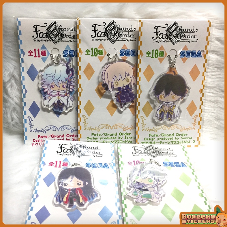 Fate/ Grand Order FGO x Sanrio Acrylic Keychains Merlin Ozymandias ...
