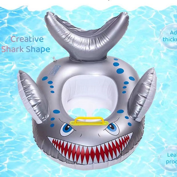 Swimming Ring for Kids Shark Salbabida Floater for Baby with Seat ...