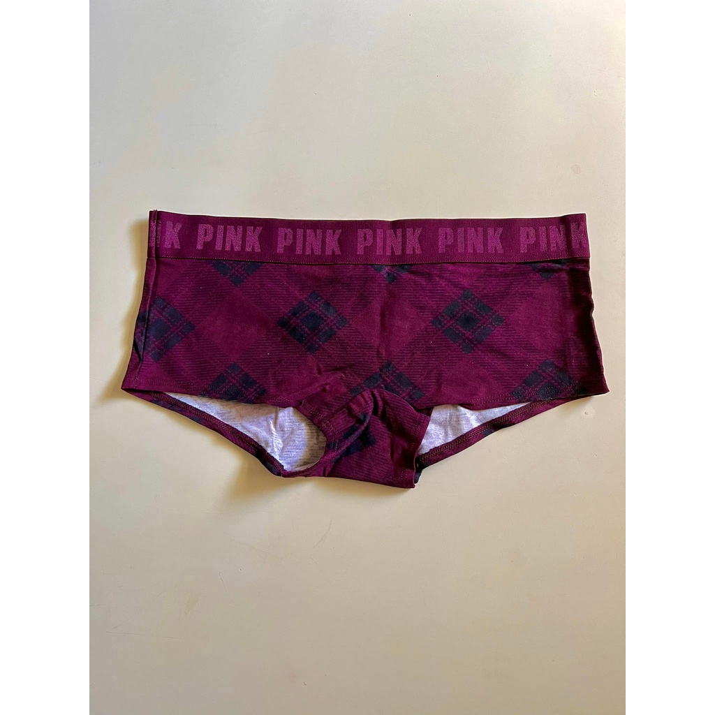 VICTORIA'S SECRET PINK BOYSHORTS/BOXER PANTY | Shopee Philippines