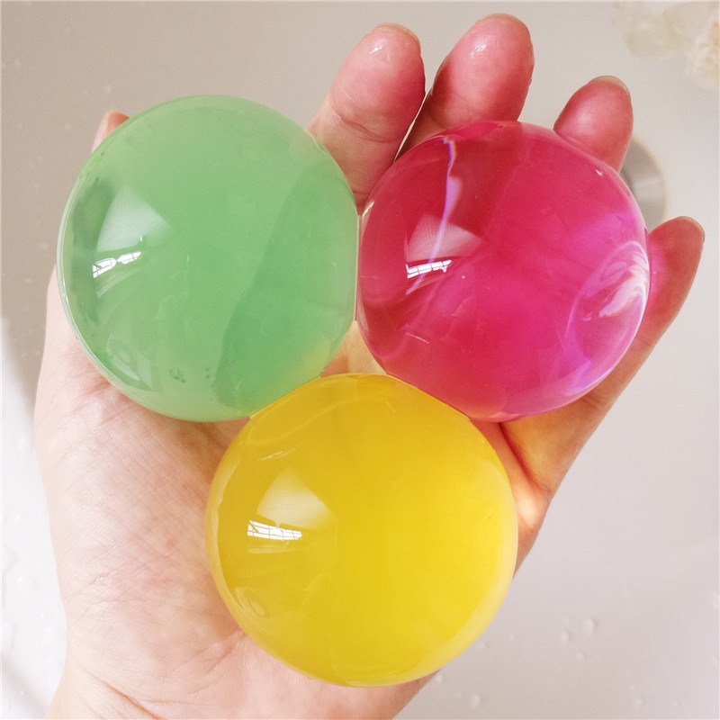 FREE 50/100/200PCS Large water balls Hydrogel Pearl Shaped Big 3-4cm ...