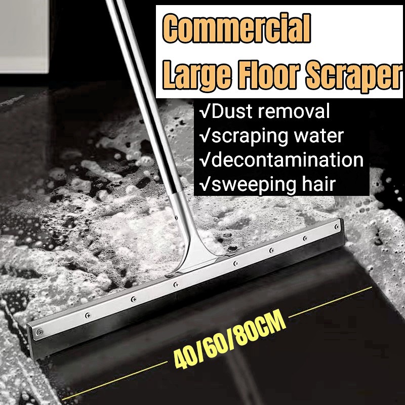 Heavy Duty Floor Squeegee Complete Set Tile Wiper Stainless Steel ...