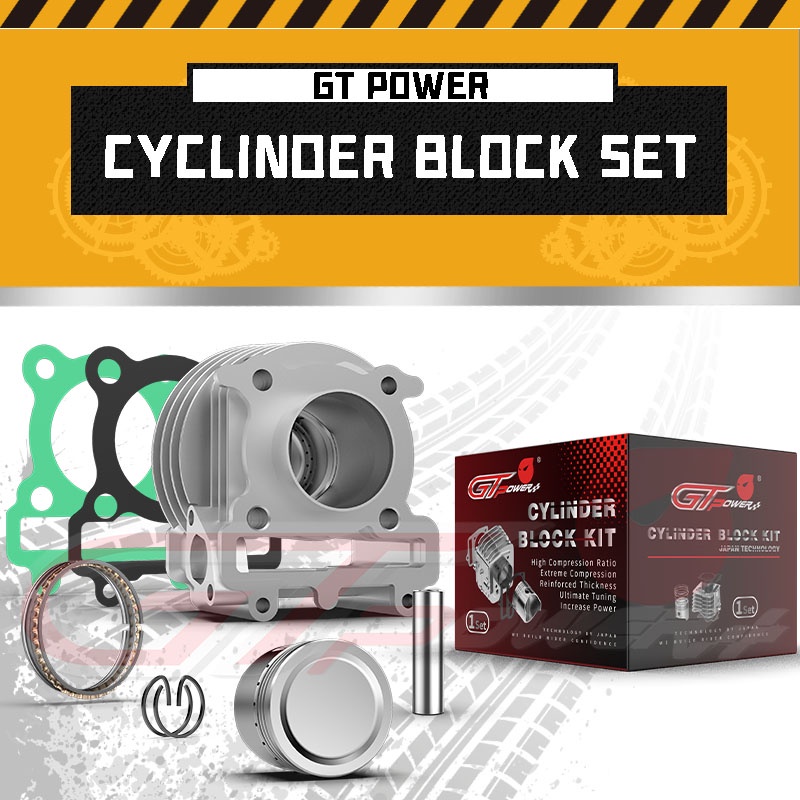 ⭐️GT Power Cylinder Block Set MIO / MIO SPORT / MIO SOULTY / NOUVO STD ...