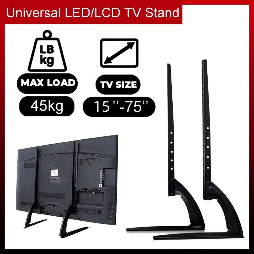 Universal TV/LED LCD Stand/Base Bracket Mount 37" 55" Screen Table ...
