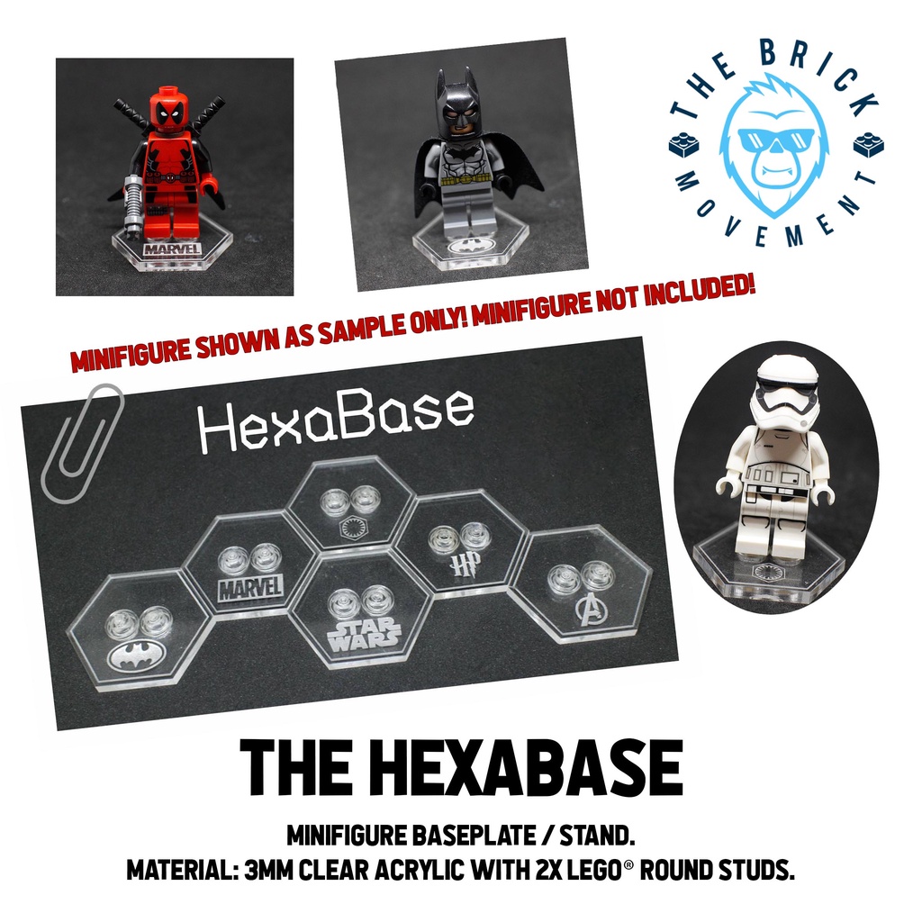 Case Closed Customs: The HexaBase Minifigure Display Baseplate / Stand | Shopee Philippines