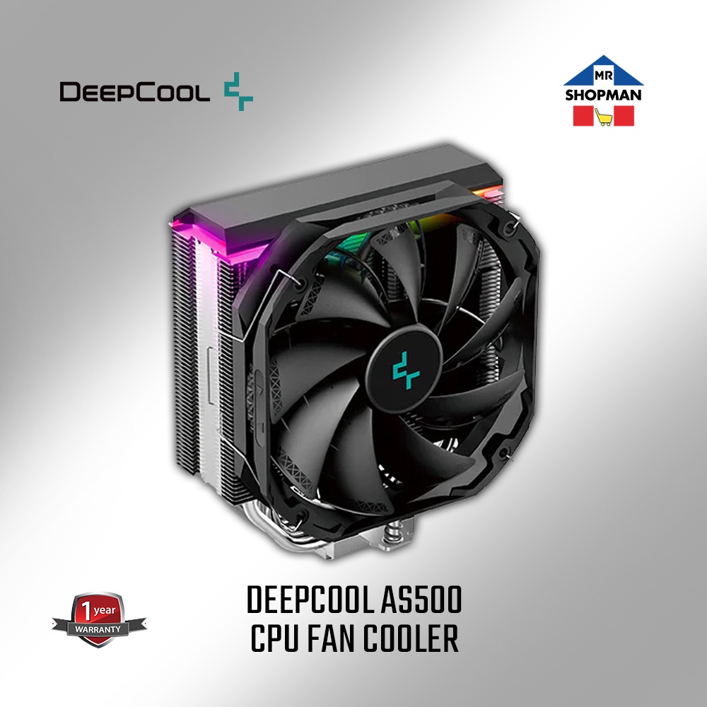 Deepcool AS500 CPU Fan Cooler Black | Shopee Philippines