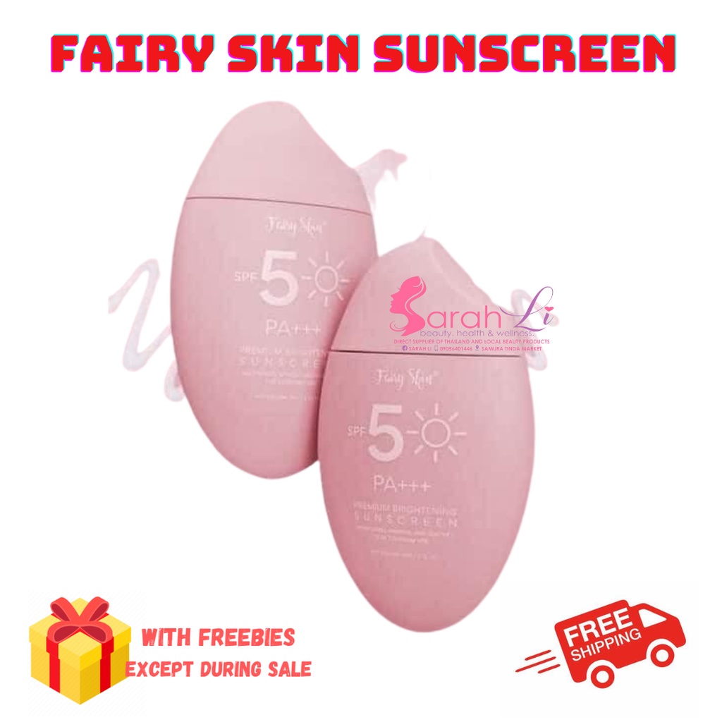 Fairy Skin Premium Brightening Sunscreen | Shopee Philippines