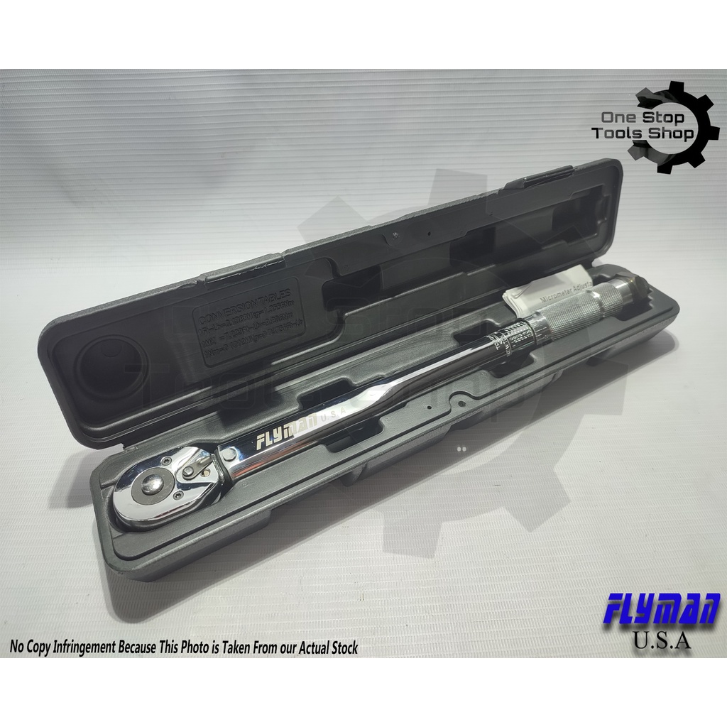 OSTS Flyman Torque Wrench 3/8" Drive (19-110NM) | Shopee Philippines