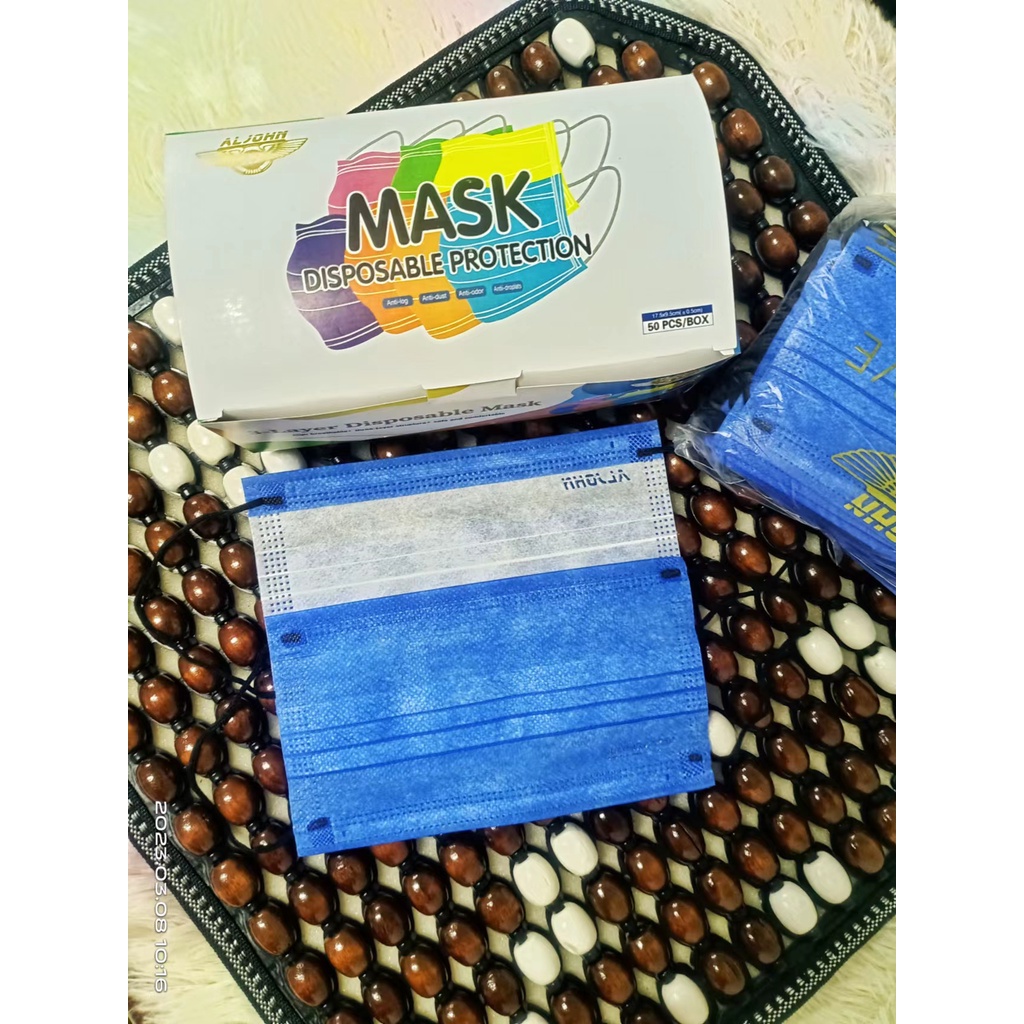 3-ply 50pcs/box disposable facemasks | Shopee Philippines