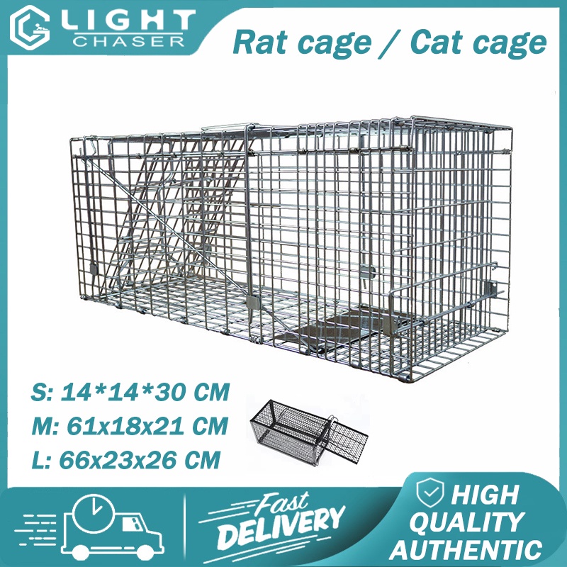 Cat Trap Cage Cat Scratching Cage Automatic Handy Tool Trap Catching ...