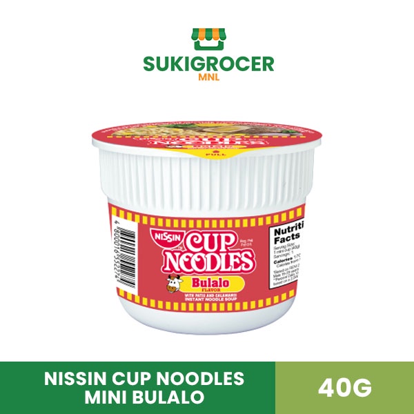 Nissin Cup Noodles Mini Bulalo 40g | Shopee Philippines