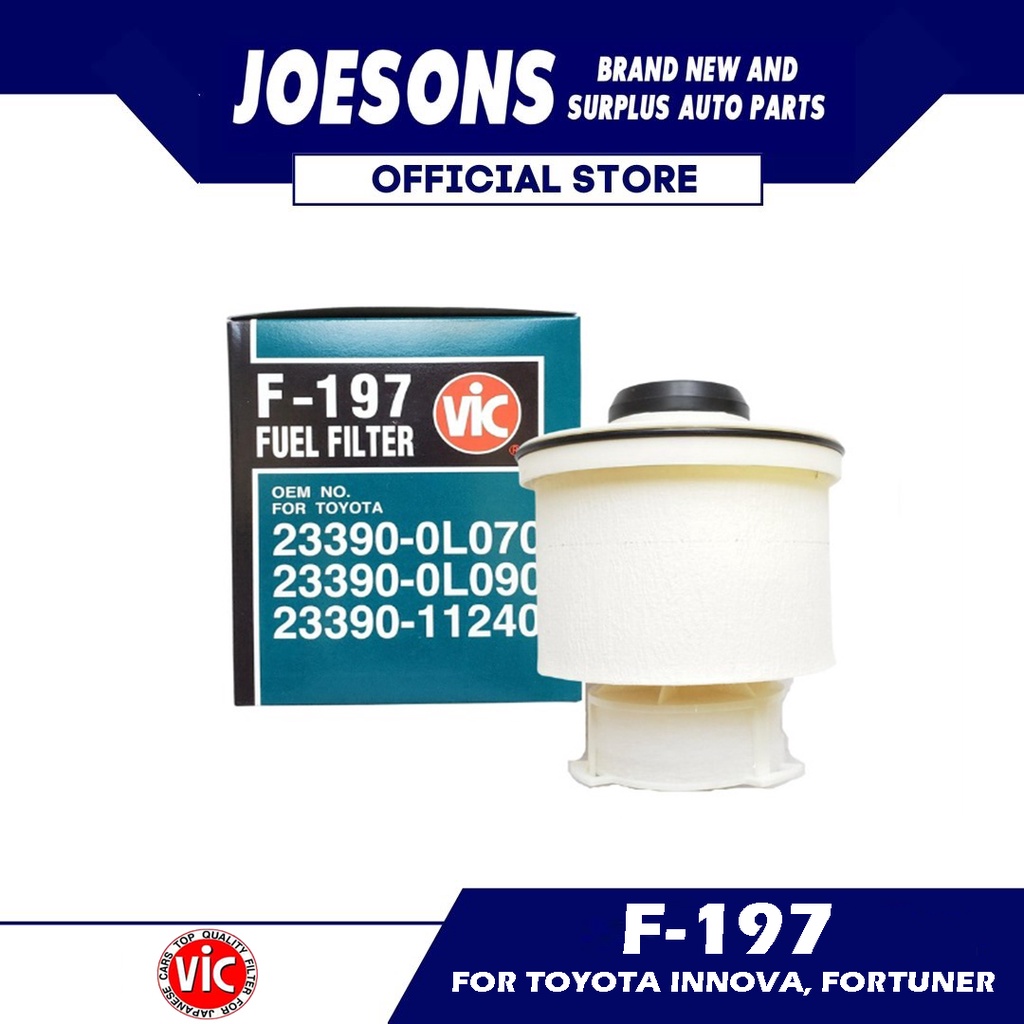 F-197 FUEL FILTER FOR TOYOTA INNOVA / HILUX / FORTUNER 2016 - UP (VIC ...