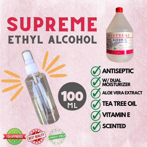SUPREME ETHYL ALCOHOL (FLORAL/GREEN TEAMARA SCENT) 70% SOLUTION ...