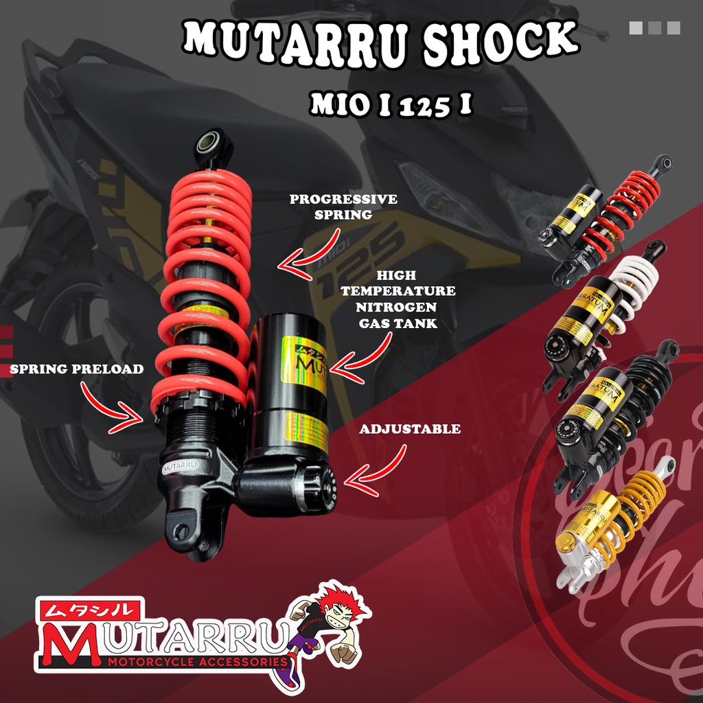 MUTARRU INVERTED SHOCK V2 (Adjustable spring & rebound) | Shopee ...