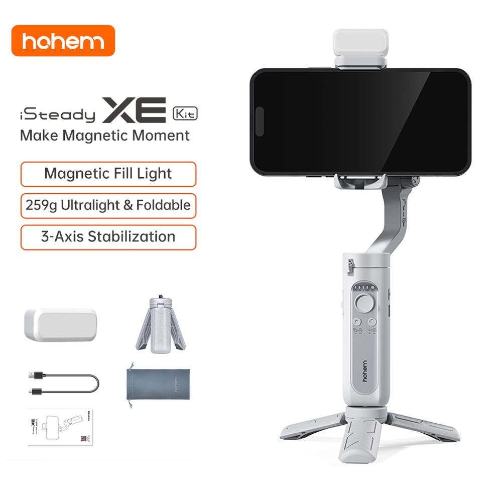 Hohem iSteady XE 【New Version】Smartphone Gimbal 3-Axis Handheld ...